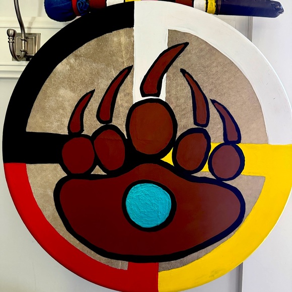 Art | 16 Inch Handmade Native American Hand Drum Hand Hand Painted ...